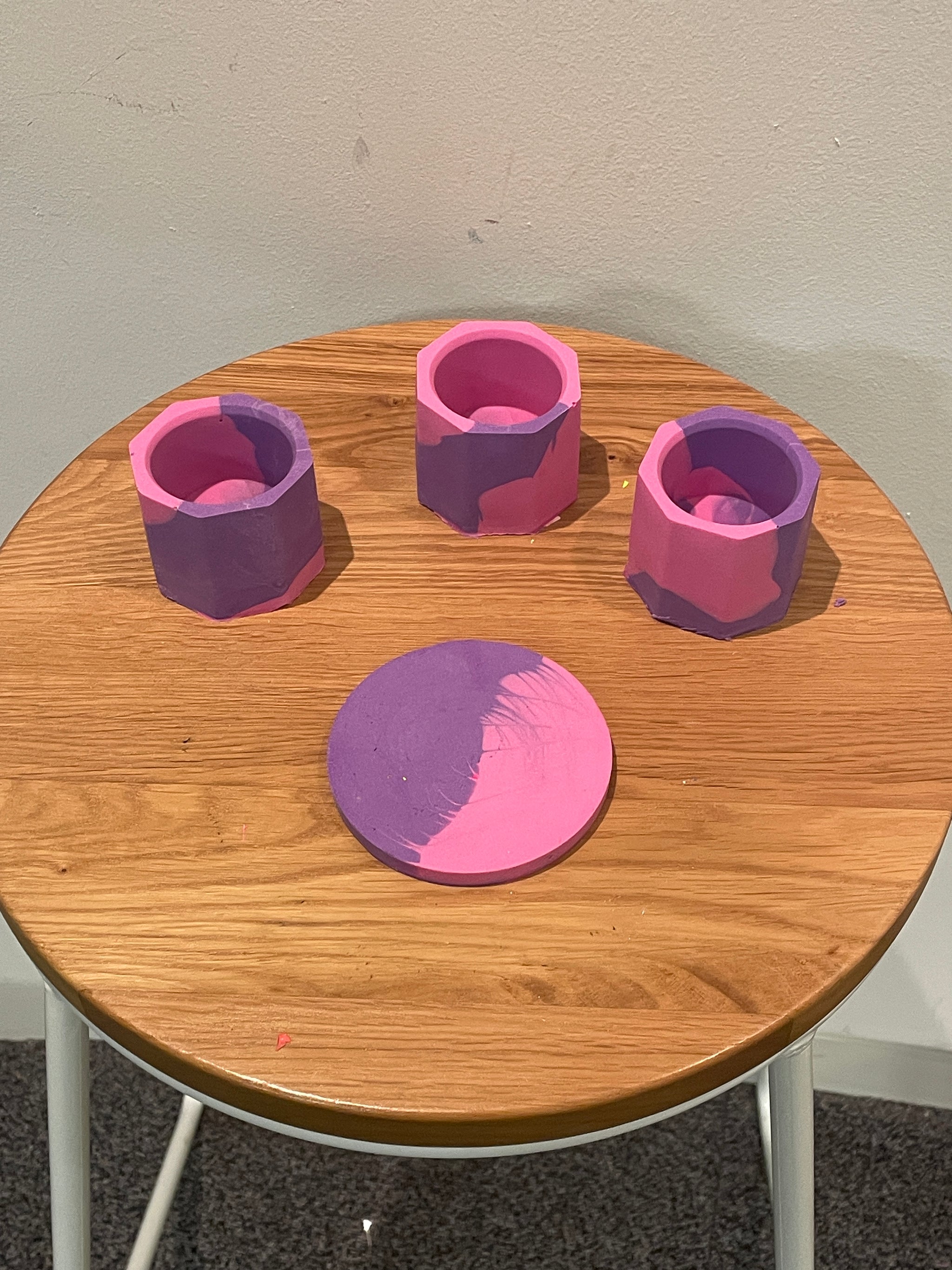 Jesmonite Workshop at Braw Wee Craft Club - Handmade Home Decor