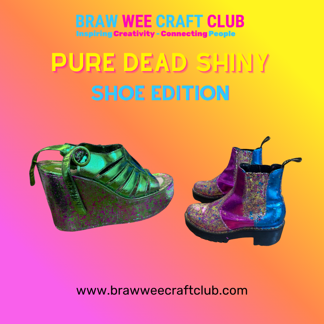 Pure Dead Shiny - Foil & Sparkle Workshops at Braw Wee Craft Club